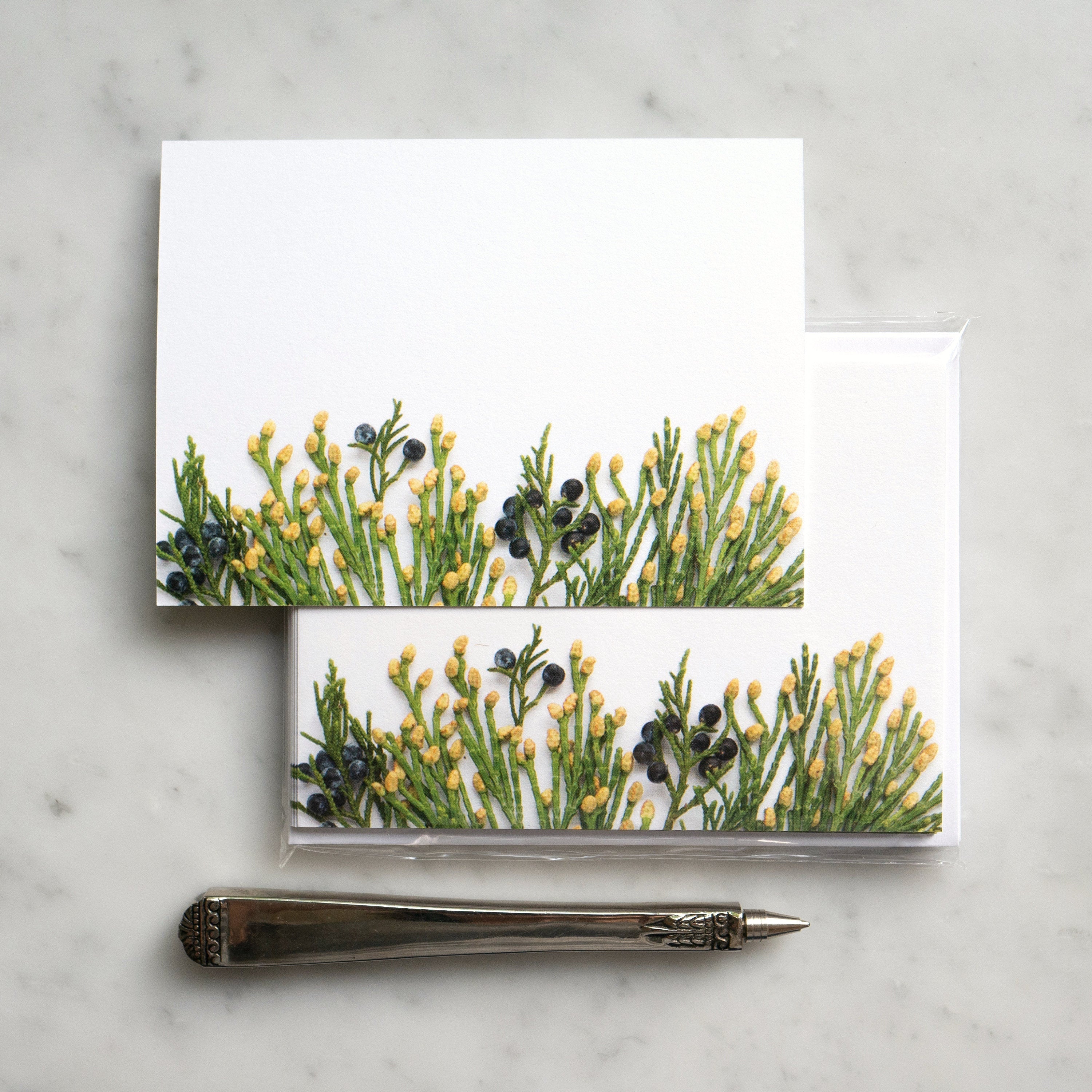 Flat cards ~ juniper & cedar – BottleBranch