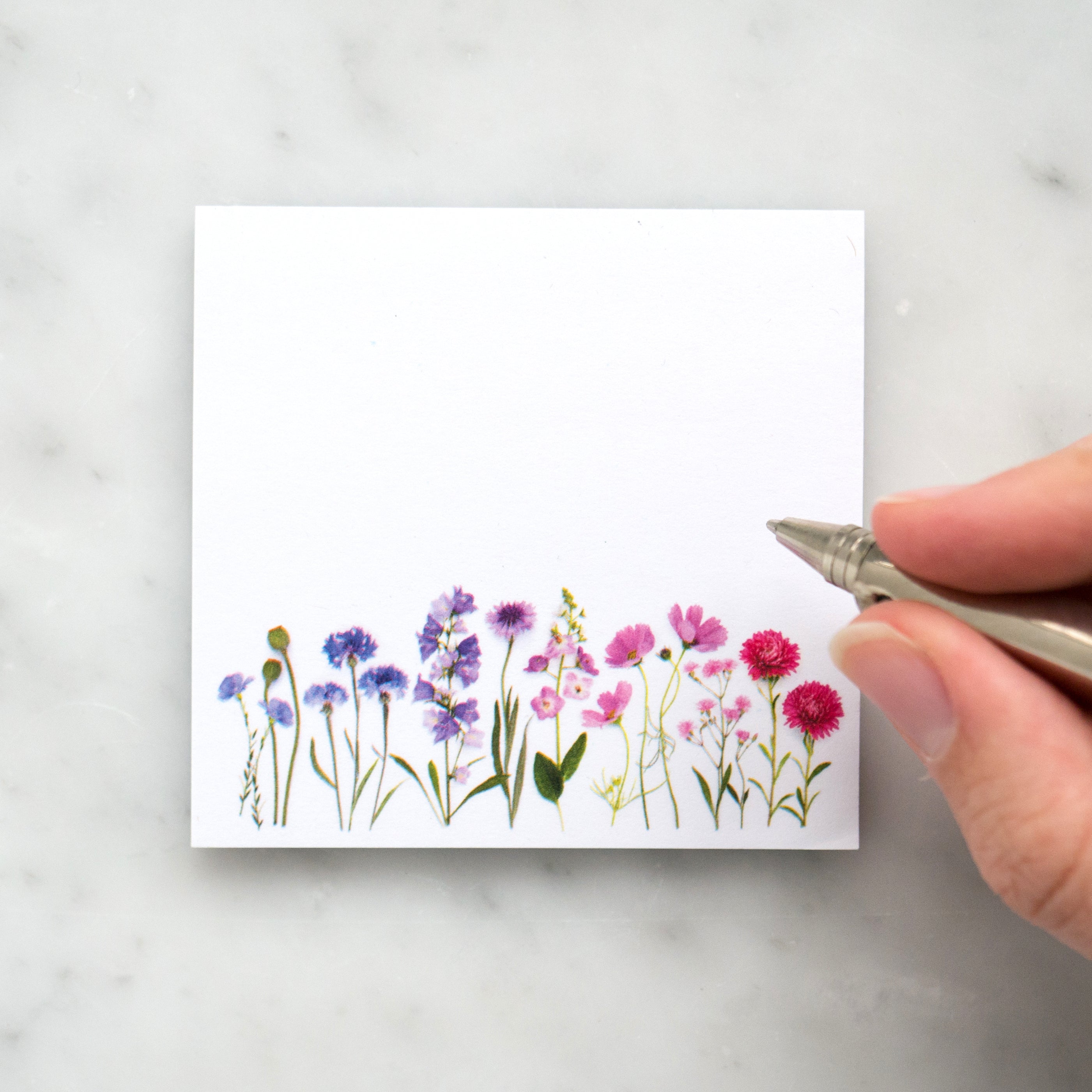 Sticky notes - Rainbow of Summer Flowers – BottleBranch